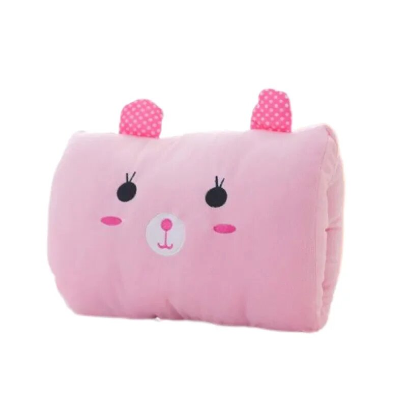 Розовая плюшевая подушка Pink Bear