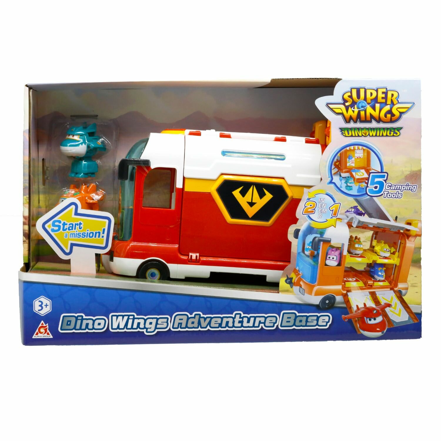 Игровой набор Дино база (9 сезон), Супер Крылья, EU790880