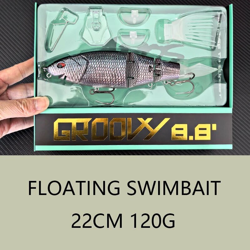 GROOVY 8.8" 120g Плавающая свимбейт, цвет 08