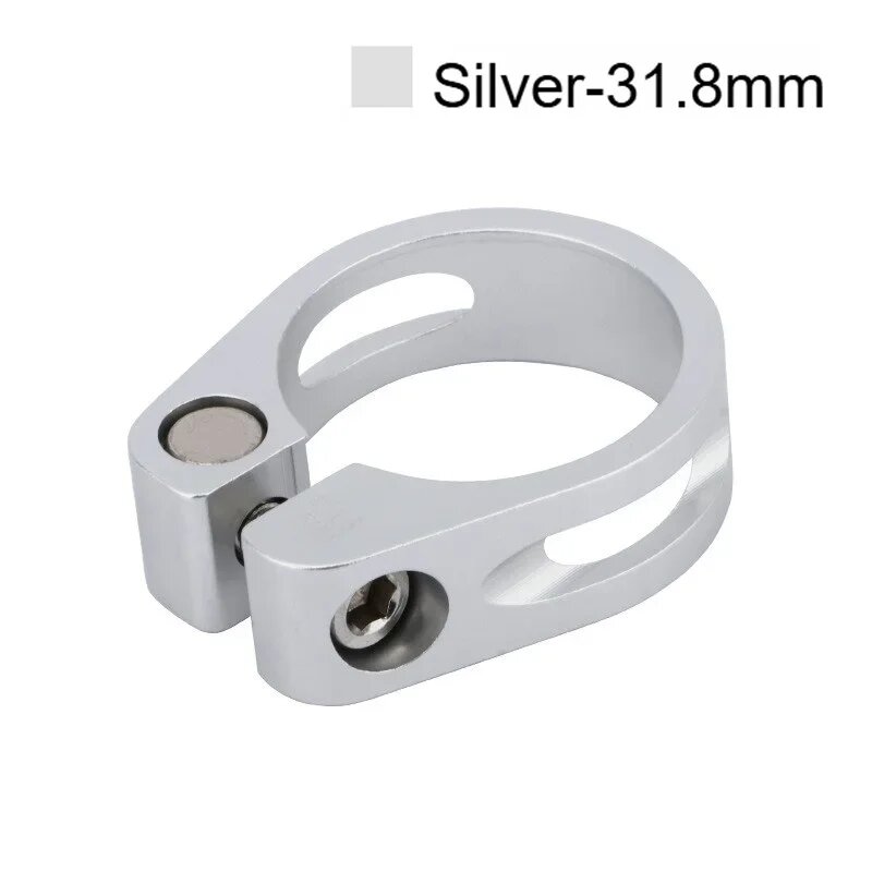 Зажим для подседельного штыря MEROCA, Silver-31.8mm
