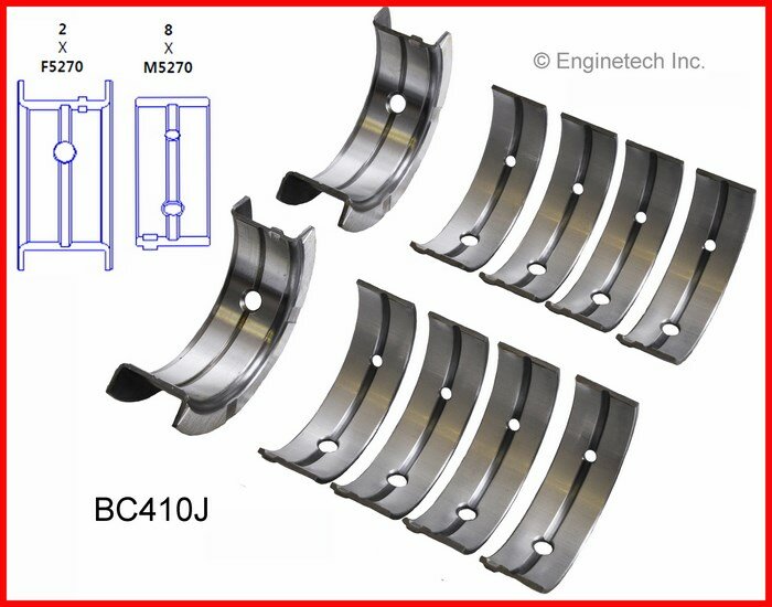Вкладыши коренные К-ТCHR 2.4L 95-02 STD