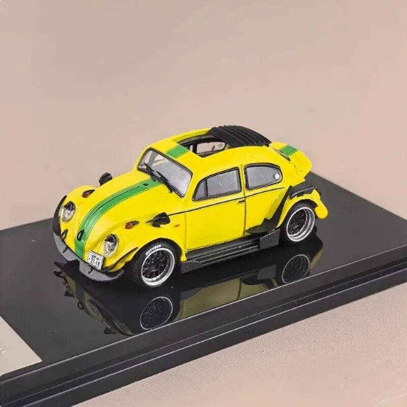 MASSDI Inspire 1:64 черное авто из сплава Желтый, b