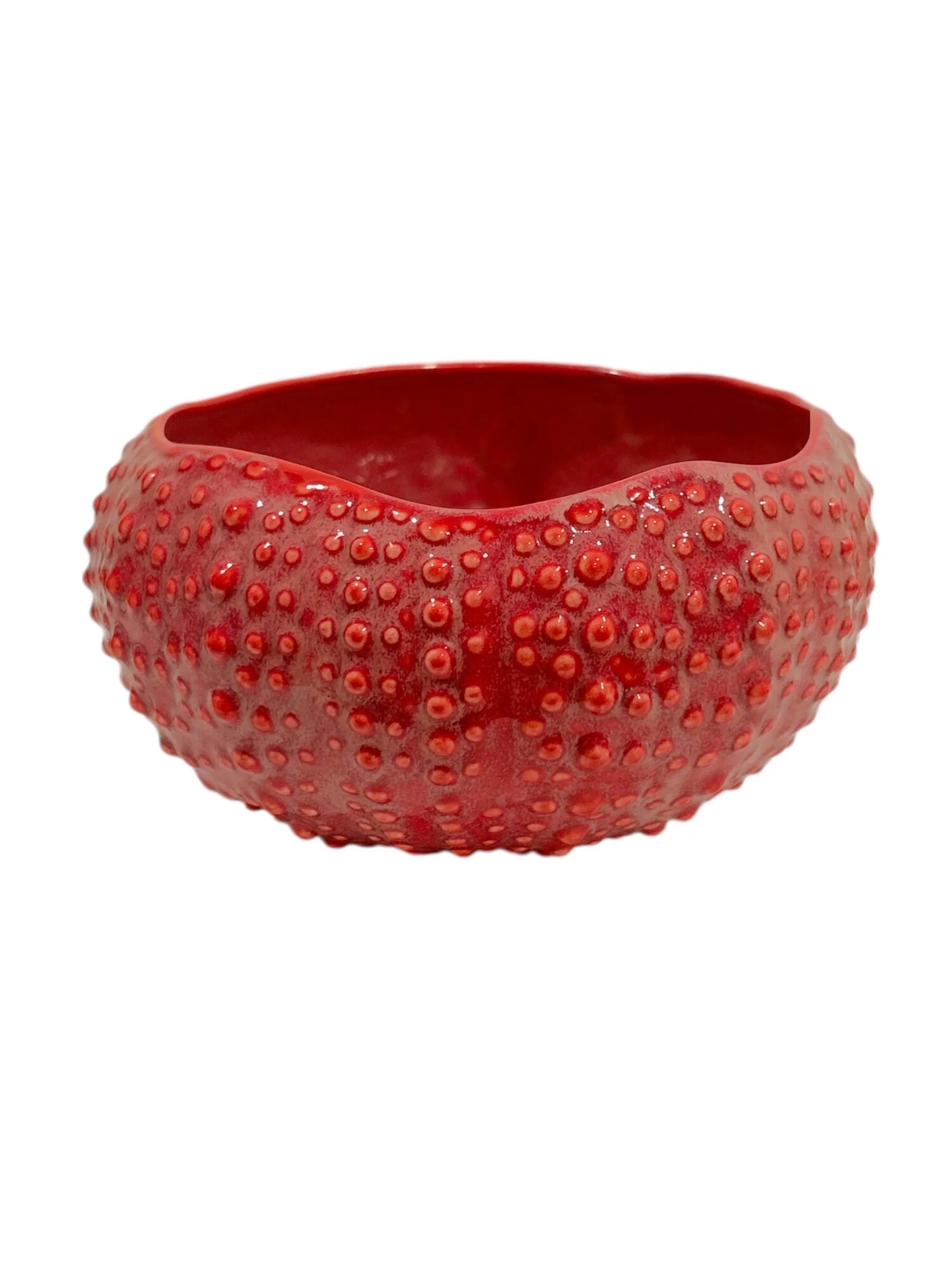 Глубокая тарелка морской ёж ручной работы Велес «Поцелуй Арвен », фарфор, 750 мл