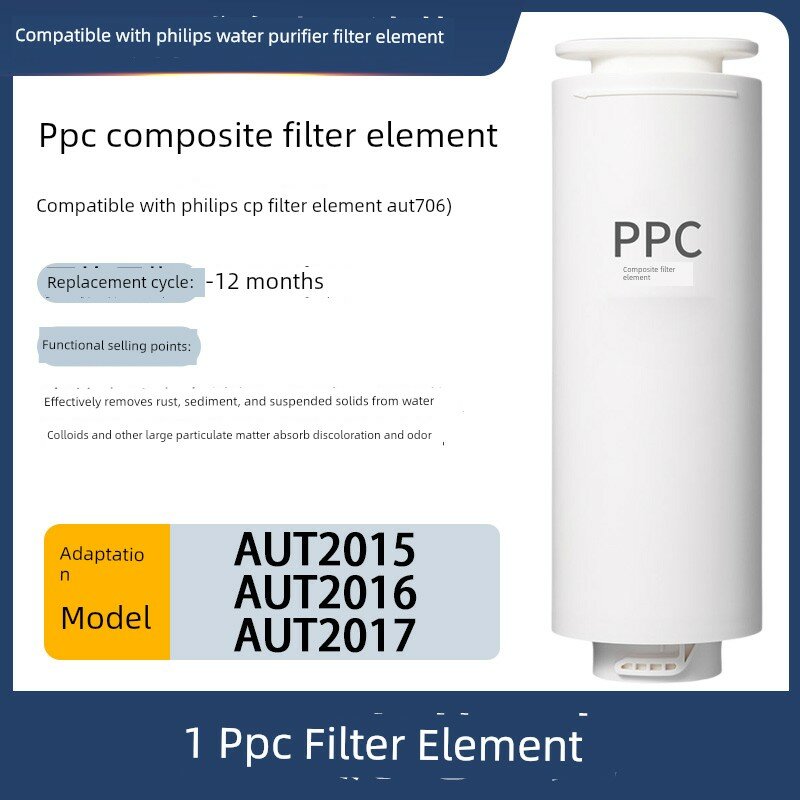 Универсальный сменный фильтр для воды ППФ для фильтра для воды Philips AUT2015 AUT2016 AUT2017 706 747 RO