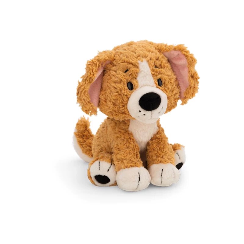 NICI немецкая маленькая коричневая собачка сидячая плюшевая игрушка, мягкая игрушка для детей, размер 20 см