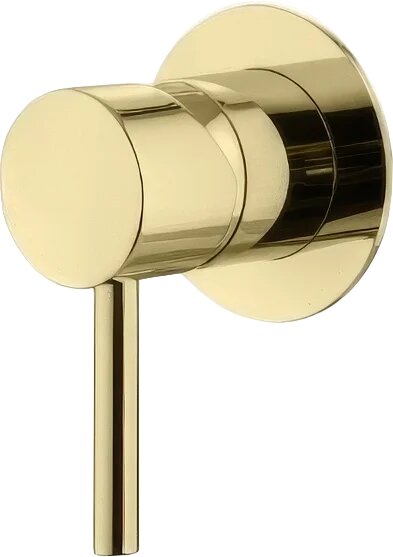 Встраиваемый смеситель для душа и ванны Plumberia Selection Ixo KITXO1135OR С внутренней частью, латунный, рычажный, настенный, глянцевый, с керамическим картриджем