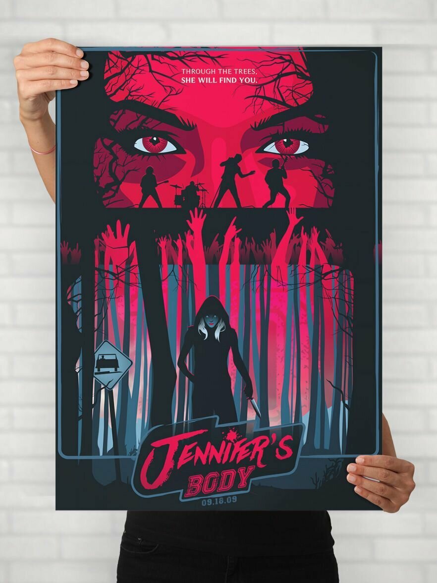 Плакат на стену для интерьера Тело Дженнифер (Jennifer Body 5) - Постер по фильму кино формата А2 (42x60 см)