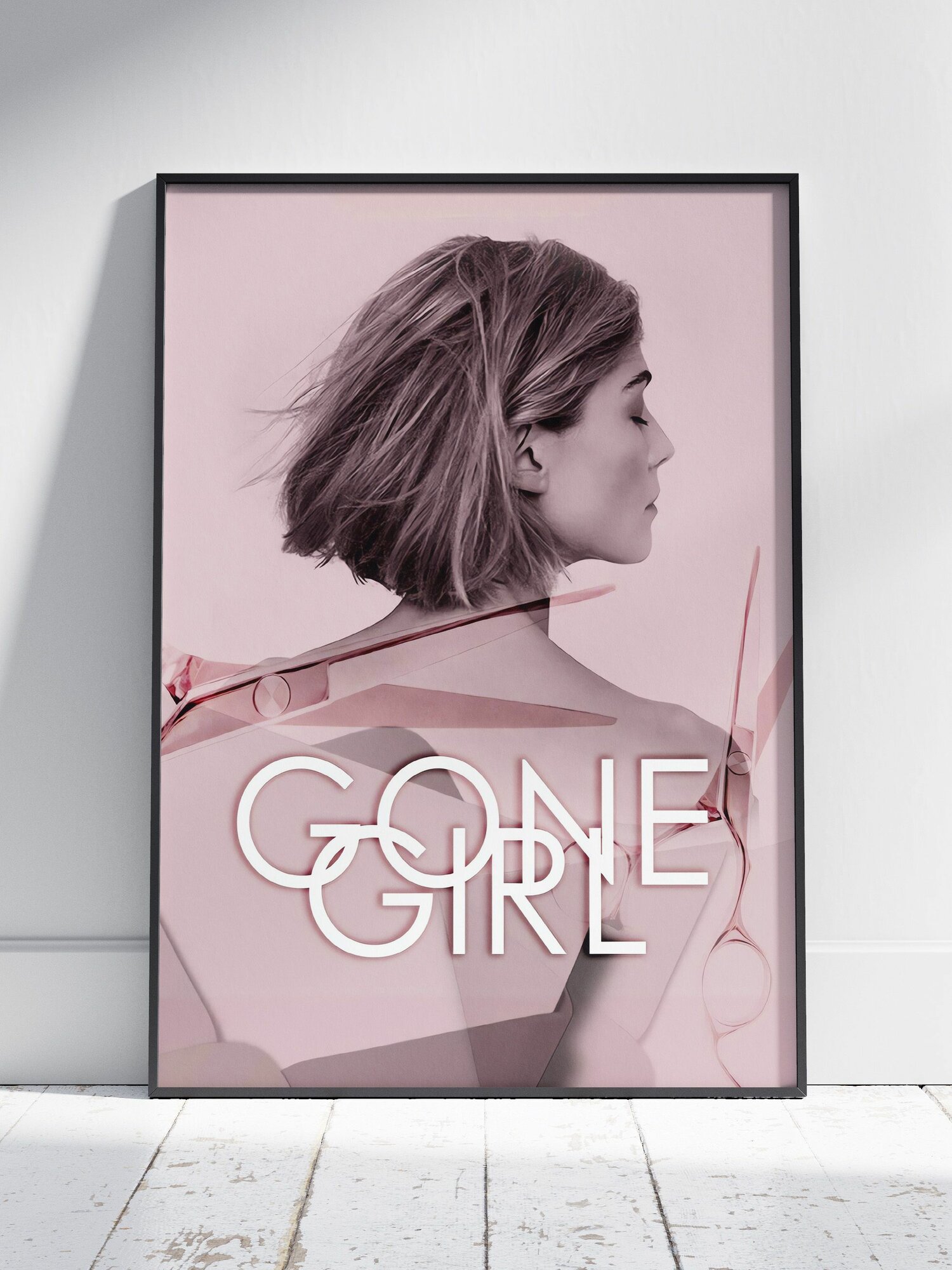 Плакат на стену для интерьера Исчезнувшая (Gone Girl - Эми Данн 2) - Постер по фильму кино формата А4 (21x30 см)