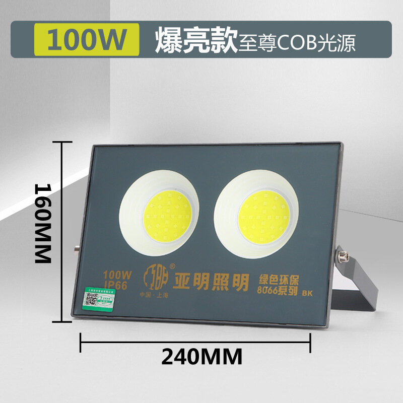 COB Series 100В светодиодный фонарь для улицы IP66 водонепроницаемый высокая яркость для парковок и дорожного освещения