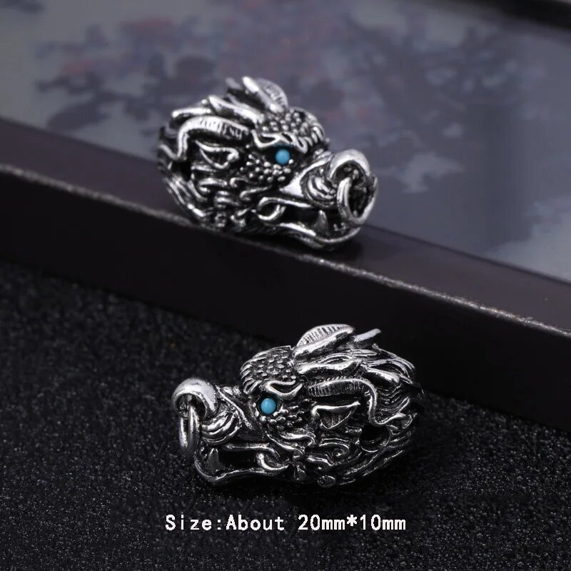 Бусина-талисман с головой дракона, цвет Dragon