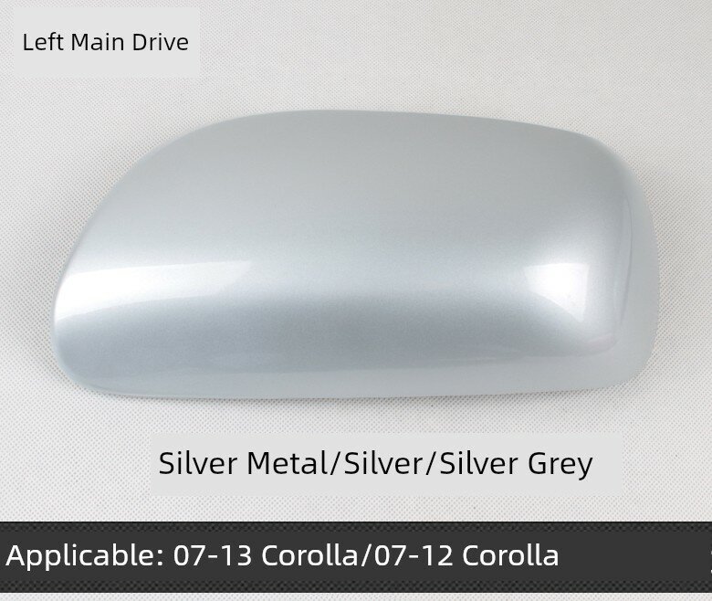 Toyota Corolla 2007-2013 / Toyota Crown 2007-2012 Заднее зеркало в сборе Серебристый металл Левый