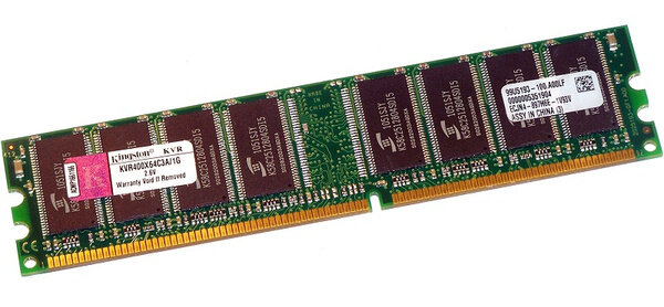Оперативная память Kingston DDR1 1024Mb