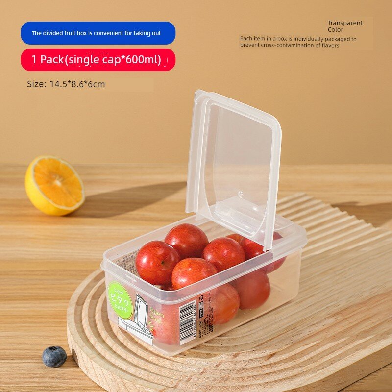 Специальная коробка для пищевых продуктов Fruit Bento для переноски прозрачного покрытия для хранения и упаковки