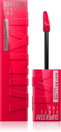 Губная помада Maybelline SuperStay Vinyl Ink, 45 capricious, 4.2 мл