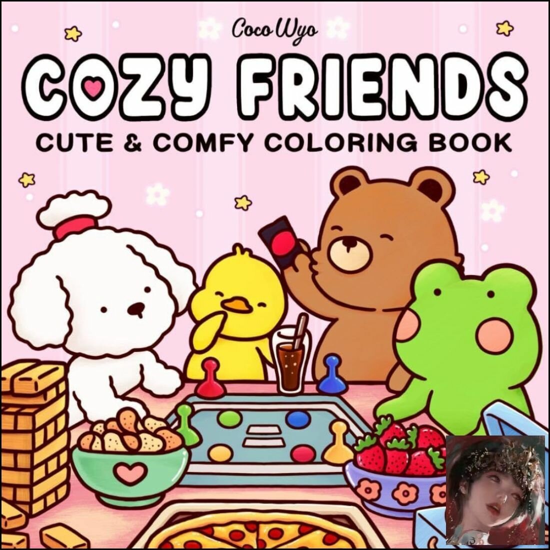 Little Spooky: Coloring Book for Adults and Teens Featuring Cute Creepy Creatures in Cozy Hygge Moments for Relaxation