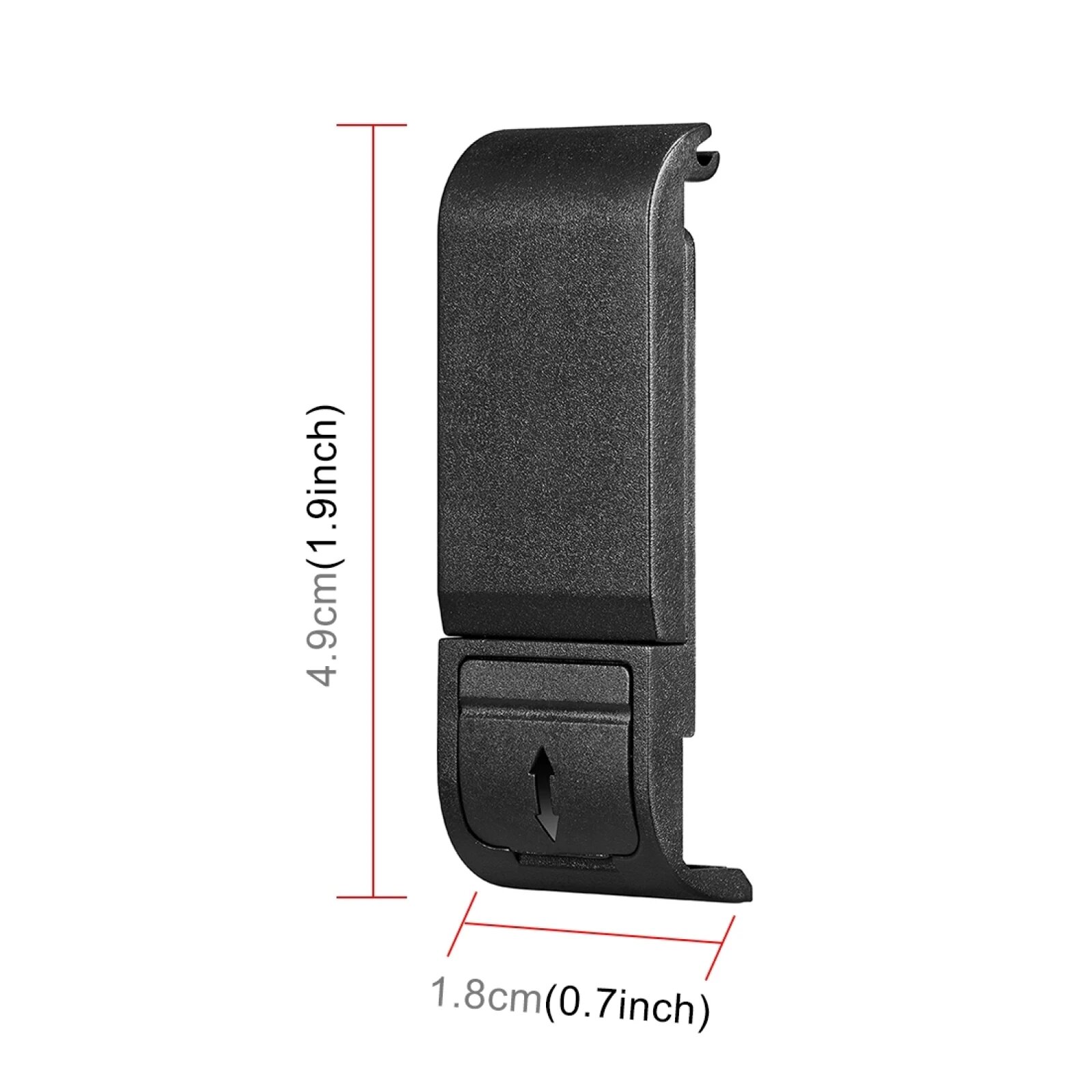 PULUZ Крышка интерфейса батареи для GoPro MISSION 1/1 PRO/HERO13 Black/12 11 10 9 8 Black