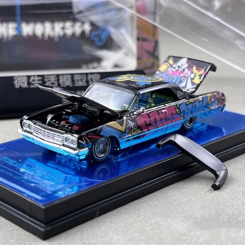 Impala Convertible 1:64, черный, MASSDI