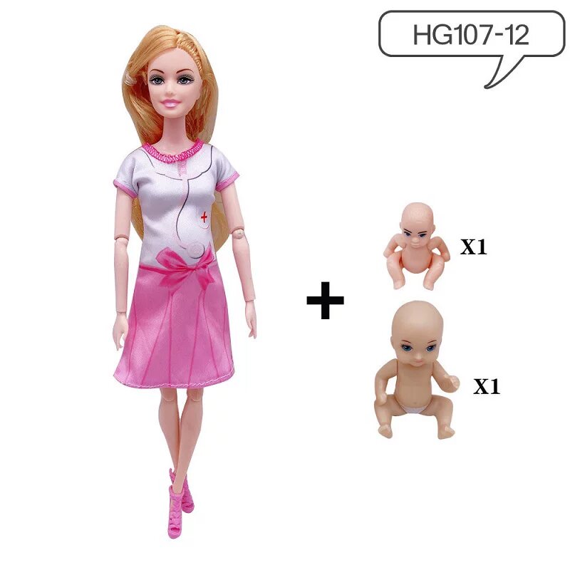 Модная кукла-младенец 11.5inch года для беременных женщин, чтобы родить ребенка, кукла Барби, кукла-принцесса,