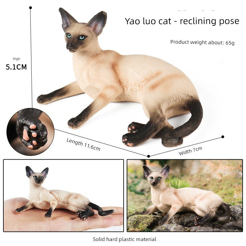 Реалистичная имитационная модель кошки-питомца, короткошерстная кошка, фермерская кошка, персидская кошка, кошка
