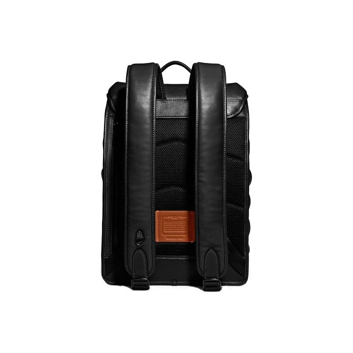 Сумка Coach League, фактура стеганая, черный — фото 1