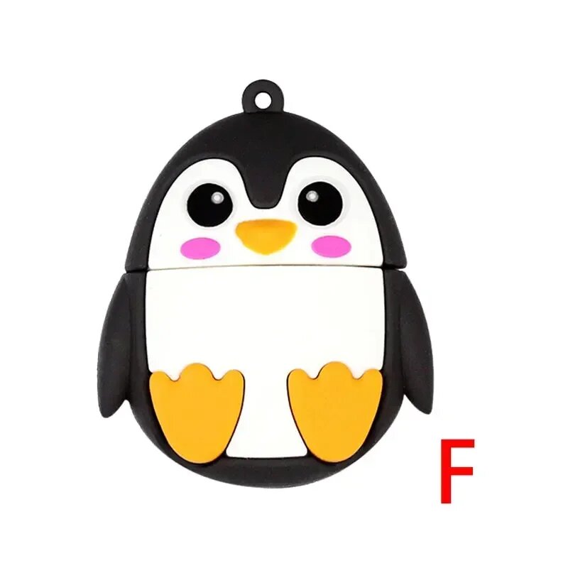 USB-флешка Penguin силиконовая 8 ГБ, Черный, F