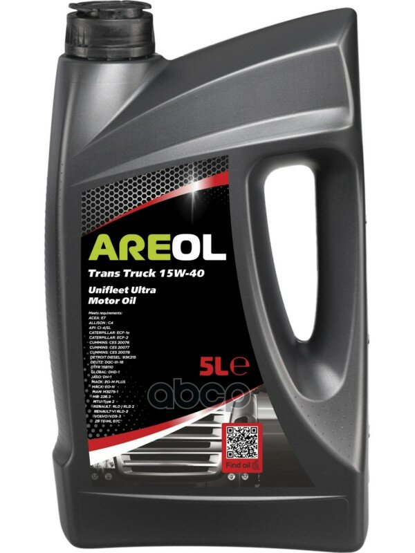 AREOL Масло моторное AREOL Trans Truck 15W40 5л