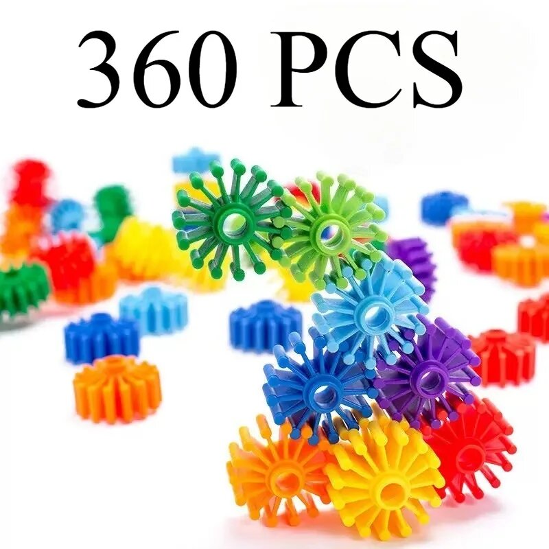 360 PCS строительные блоки, разноцветные