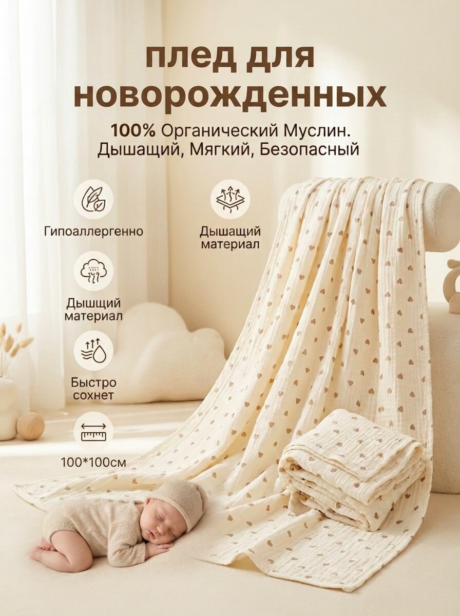 V-one Плед жаккардовый blanket , Вата, 100 см х 100 см квадратный 100х100