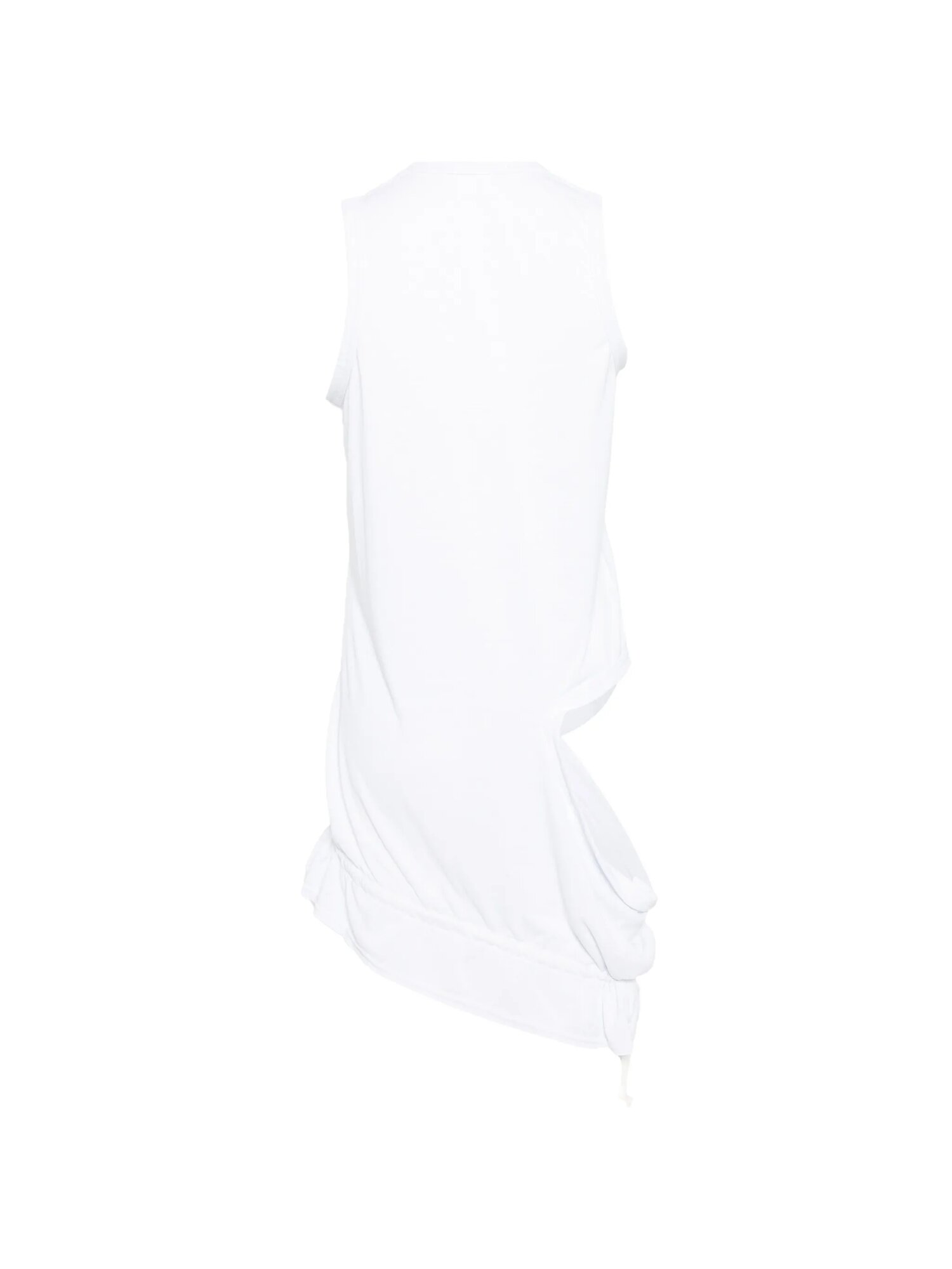 Топ COMME des GARCONS Cut-out asymmetric top, размер 42, белый — фото 1