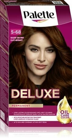 Краска для волос Schwarzkopf Palette Deluxe, золотистый каштан, 1 шт