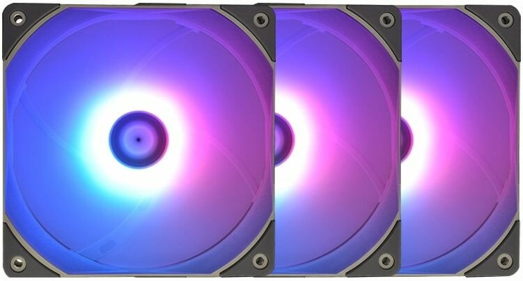 Комплект вентиляторов Thermalright TL-C12R-S (Pack of 3 ) Reverse (ARGB, 120mm PWM) TRTLC12RS.3P