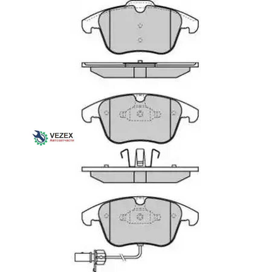FREMAX FBP1719 колодки дисковые передние!\ Audi A4/A5 1.8TFSi-3.2FSI/2.7TDi 07>