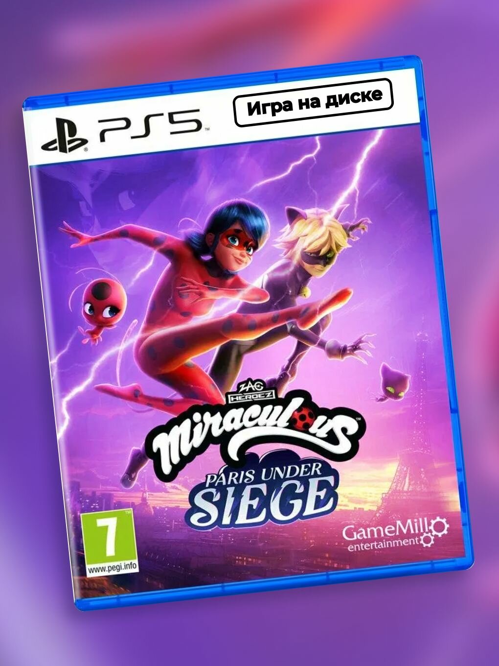 Видеоигра Miraculous Paris Under Siege (Леди Баг и Супер-Кот) PS5 диск