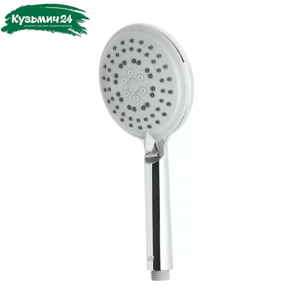 Лейка для душа AV Engineering AVSSS-010, круг, 130х300 мм, хром