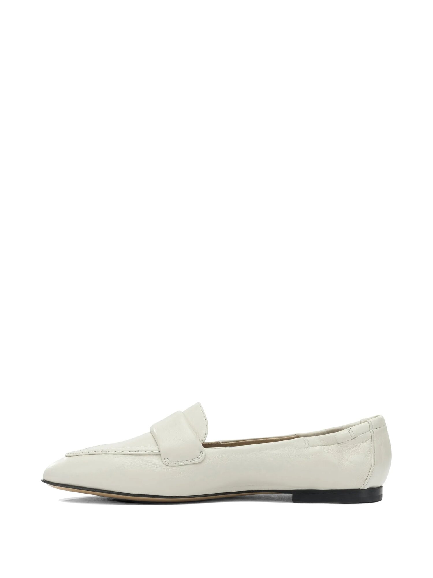 Лоферы POMME D´OR Pointed-toe leather loafers, размер 36, white — фото 1