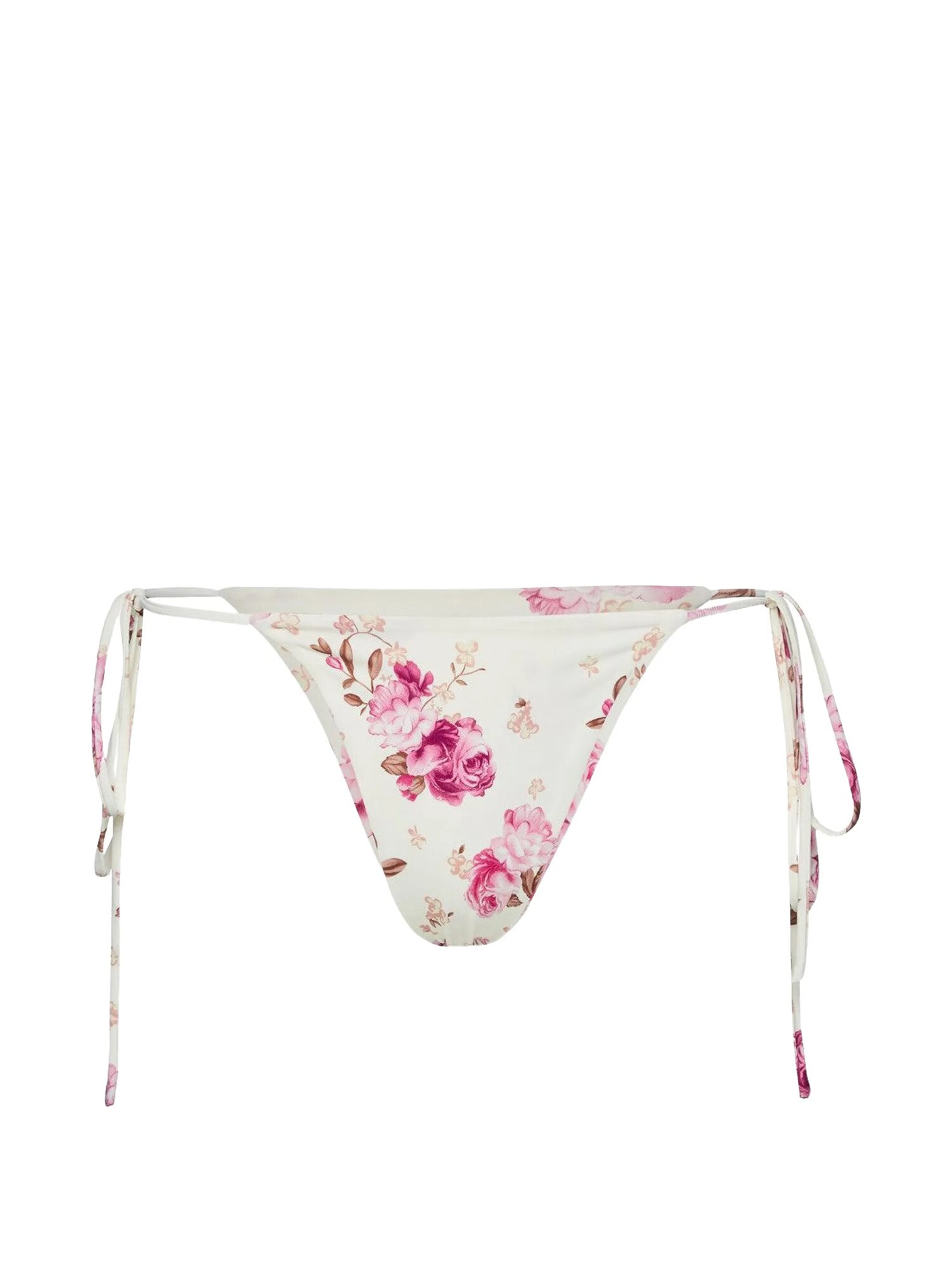 Купальник Floral-print tie-side bikini bottoms