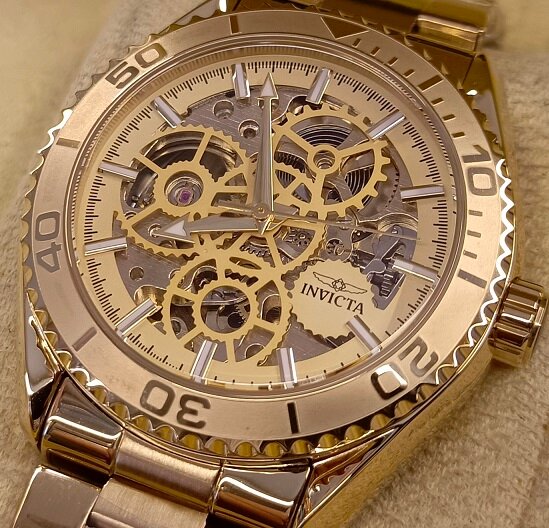 Наручные часы INVICTA Vintage, золотистый — фото 1