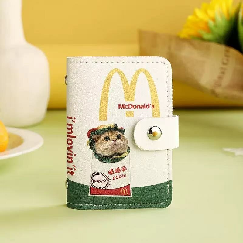 Книга с карточками McDonald's "Держатель для карточек", бумага, для 14+, унисекс
