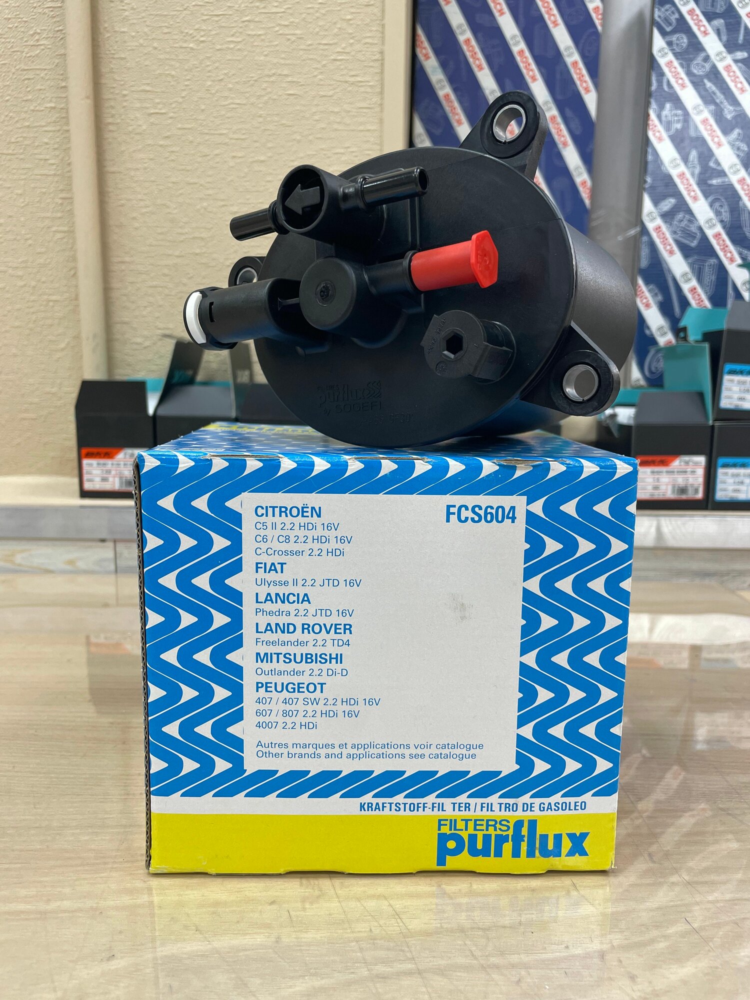 PURFLUX Фильтр топливный 2.2D дизель арт. FCS604