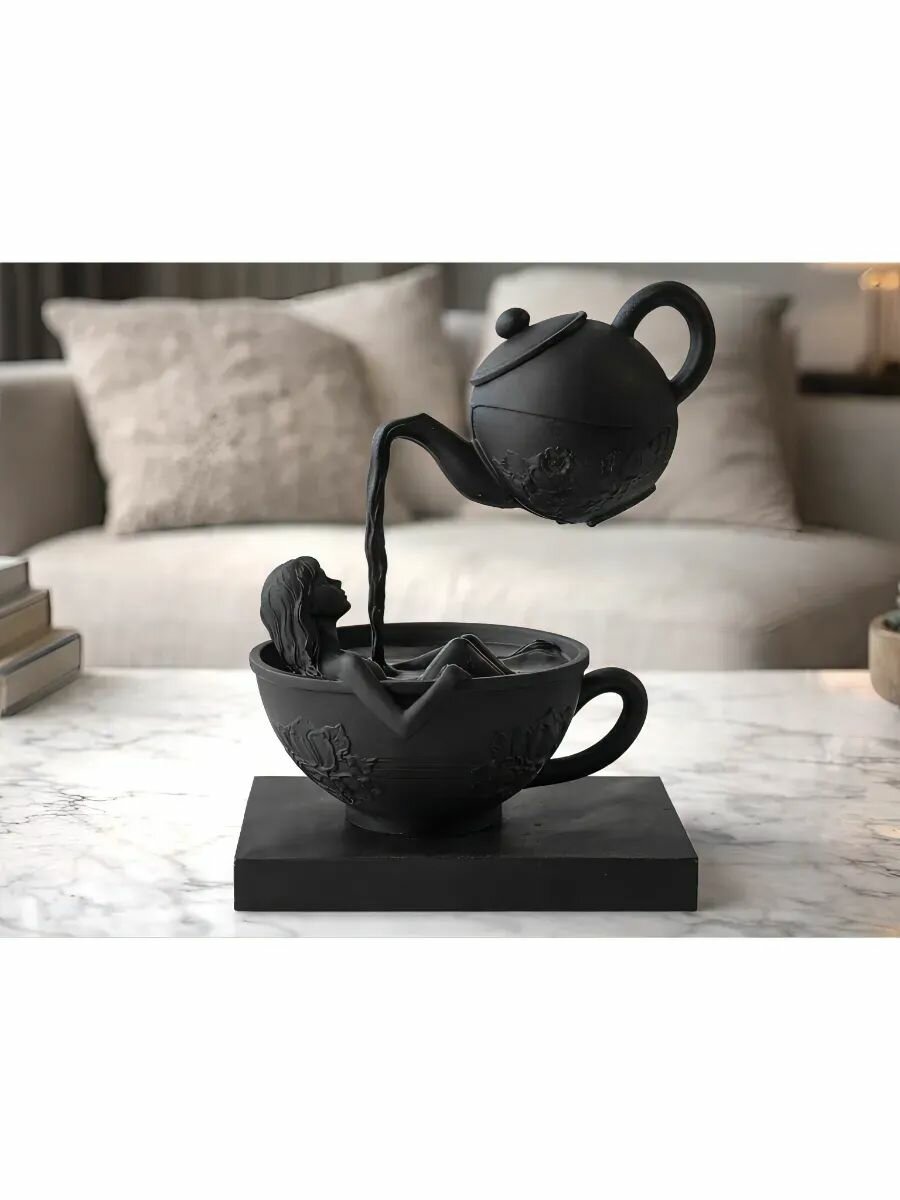 Сюрреалистичная статуэтка "Чайные Грёзы" 3D печать из пластика