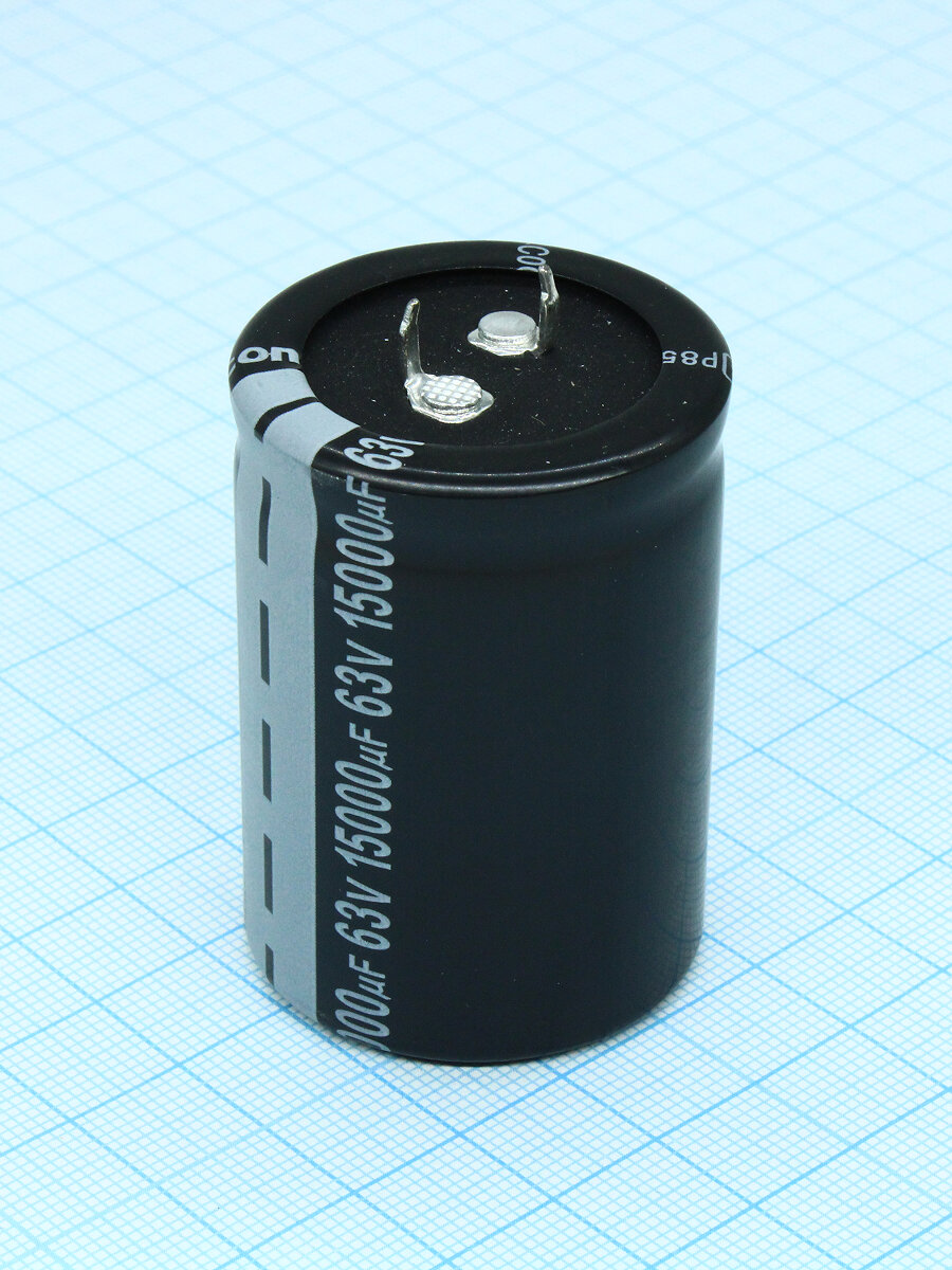 Конденсатор 15000мкФ 63В 35*50мм 85С Jamicon TLS159M063S1A5T50L Snap-in 5300мА 2000час