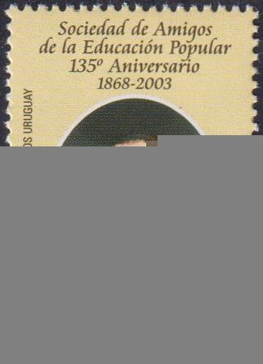 Почтовые марки Уругвай 2003г. "135 лет Сообществу друзей народного просвещения" Образование MNH