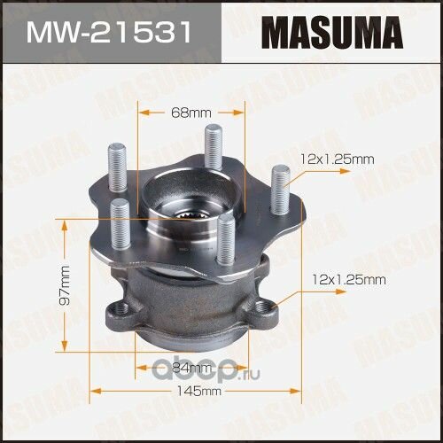 Ступичный узел MASUMA rear NISSAN X-TRAIL, SERENA / T32R, NC26