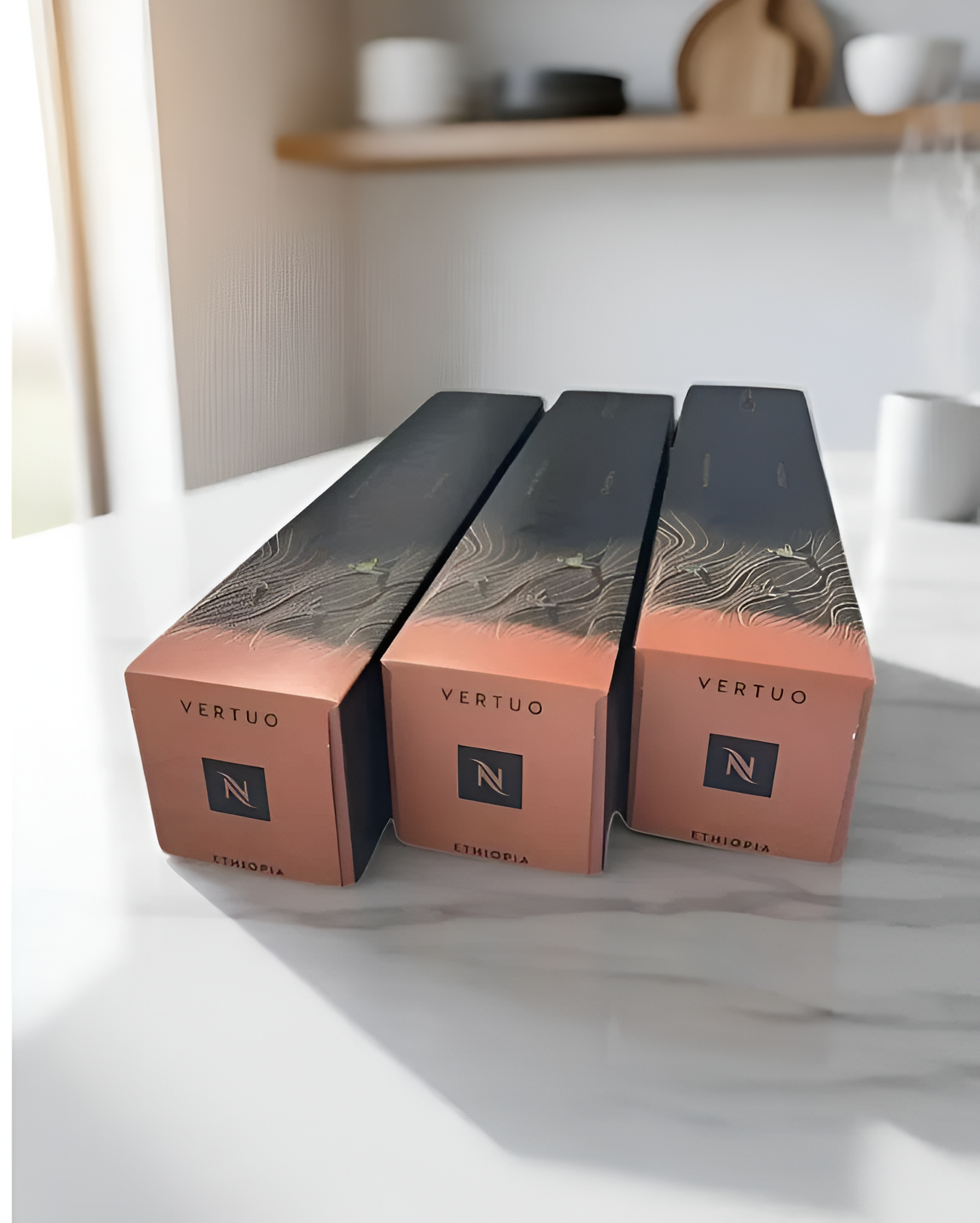 Кофе в капсулах Nespresso Vertuo Ethiopia, 3 тубы - 30 капсул