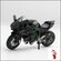Модель мотоцикла Kawasaki(черный)