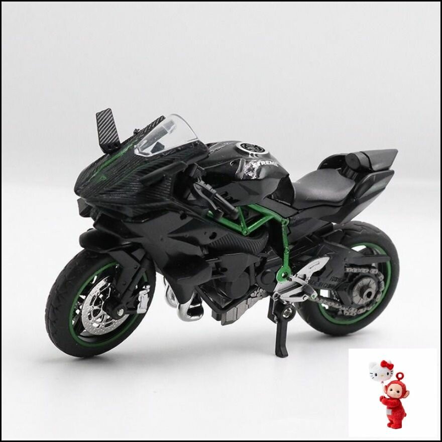 Модель мотоцикла Kawasaki(черный)