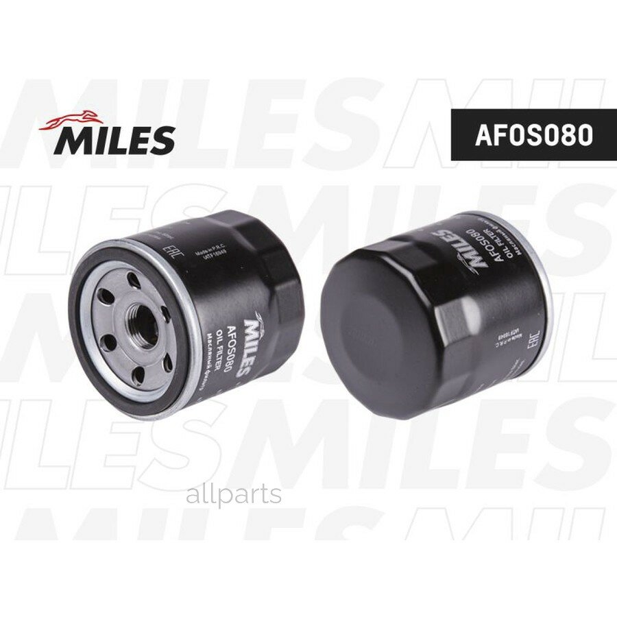 MILES AFOS080 Фильтр масляный CHEVROLET AVEO 09-