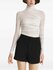 Топ Ruched semi-sheer top, размер 40, белый