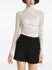 Топ Ruched semi-sheer top
