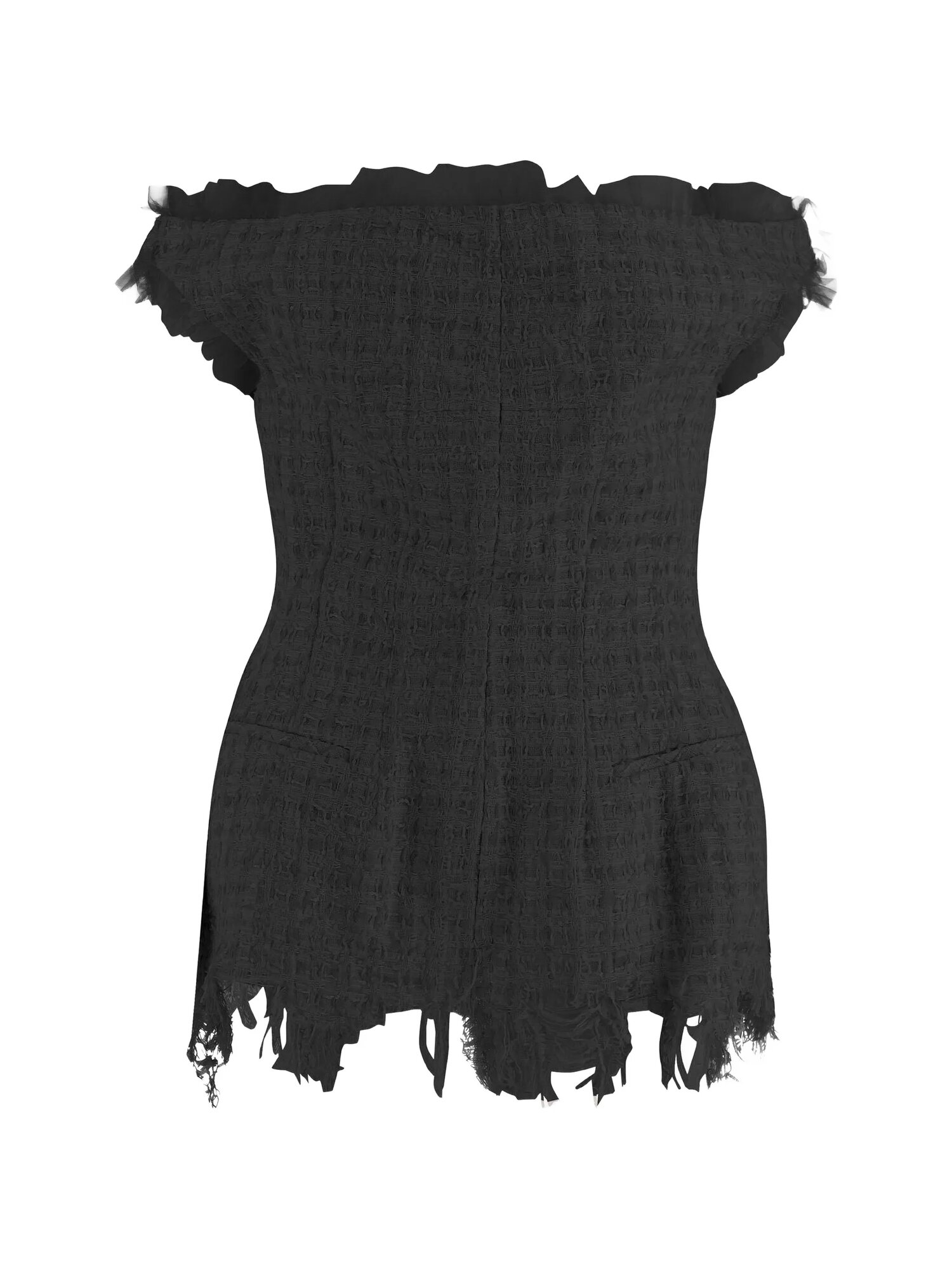 Блуза Distressed tweed blouse